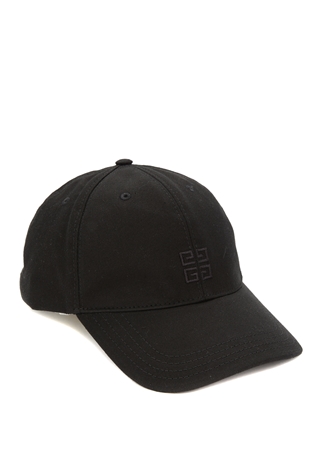 Givenchy Erkek Siyah Logo Nakışlı Şapka EU