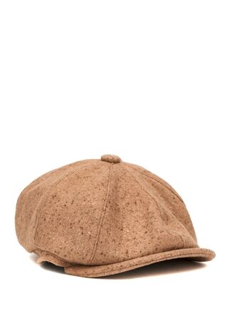 Beymen Club Erkek Deve Tüyü Nopeli Şapka Kahverengi EU