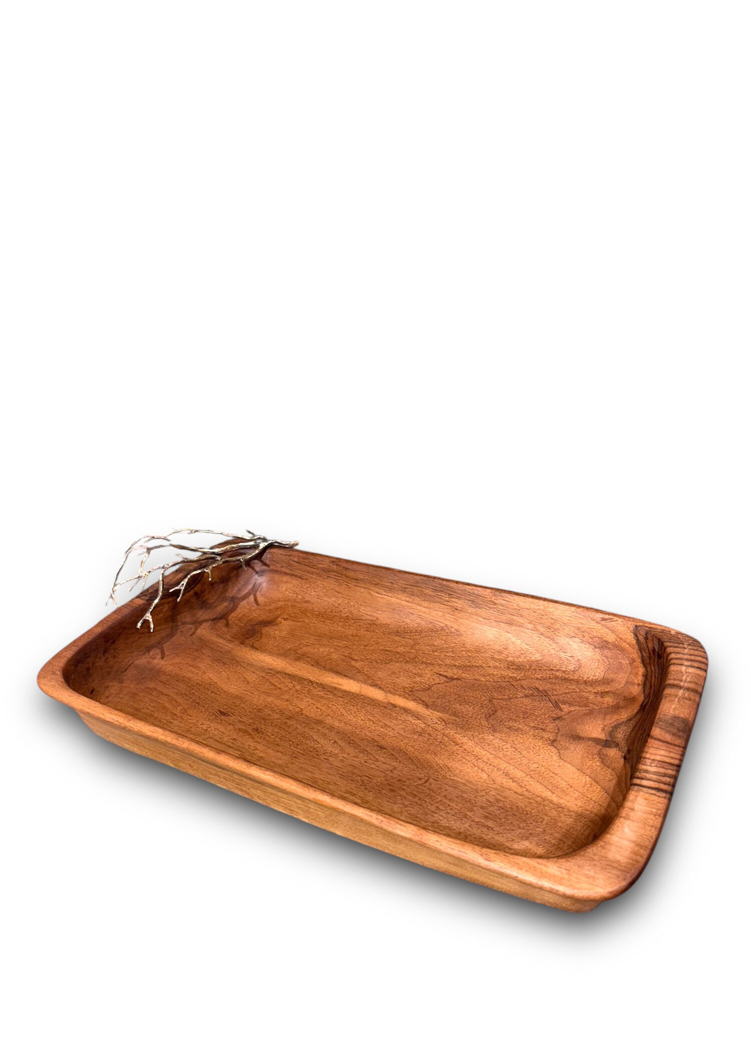 Ell Concept - Brown Natural Wood Large Size Fruit Rack and Serving Plate