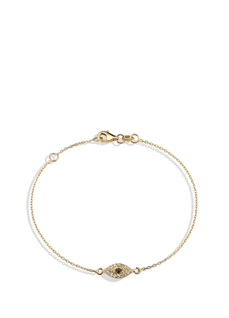 Collection-Pimiento Kadın Renkli Taş Detaylı Pırlantalı Altın Rengi Bileklik EU Collection-Pimiento Kadın Renkli Taş Detaylı Pırlantalı Altın Rengi Bileklik EU