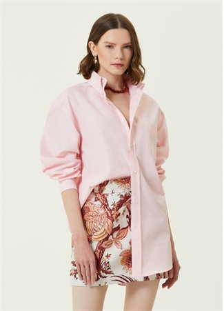 Etro Kadın Pembe Düğmeli Yaka Bol Gömlek Xs Eu Etro Kadın Pembe Düğmeli Yaka Bol Gömlek Xs Eu