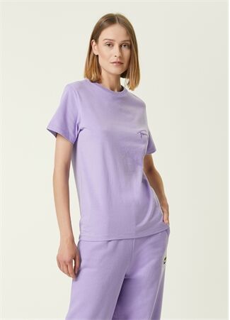 Tommy Jeans Kadın Tshirt Mor L Eu