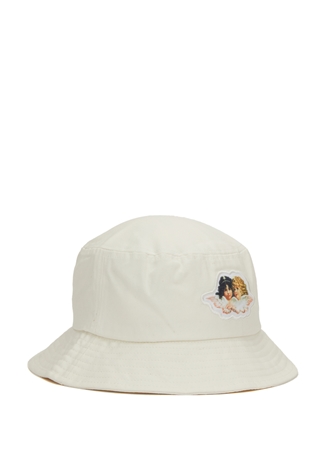 FIORUCCI Kadın Beyaz Patchli Bucket Şapka EU FIORUCCI Kadın Beyaz Patchli Bucket Şapka EU