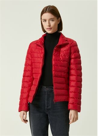 Beymen Club Kadın Kırmızı Dik Yaka Puff Mont XS EU Beymen Club Kadın Kırmızı Dik Yaka Puff Mont XS EU