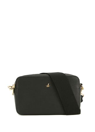 Beymen Club Kadın Siyah Logolu Omuz Çantası EU