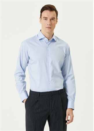 Alessandro Gherardi Erkek Mavi Gömlek 42 IT