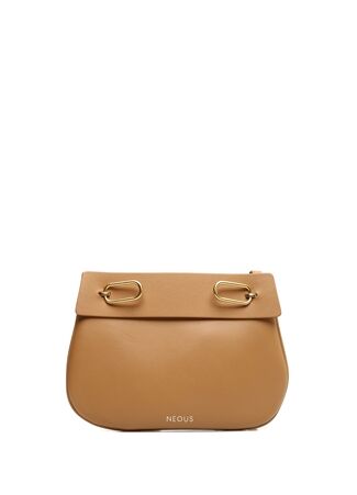 Neous Kadın Taba Deri Bel Çantası Turuncu EU