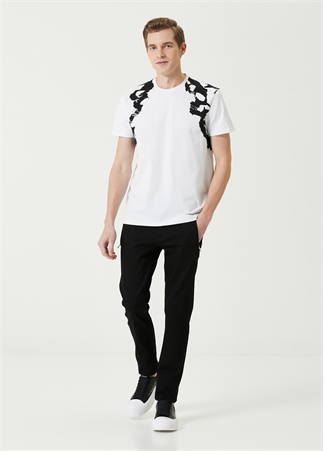 Alexander McQueen Erkek Siyah Logolu Jean Pantolon 48 IT Alexander McQueen Erkek Siyah Logolu Jean Pantolon 48 IT