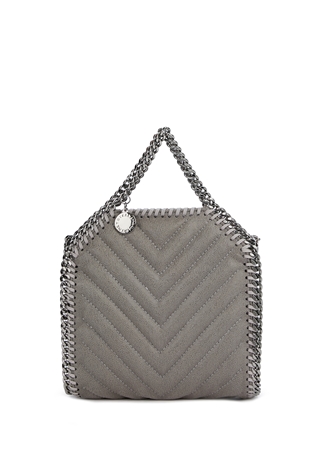 Stella McCartney Kadın Falabella Tiny Gri Omuz Çantası EU Stella McCartney Kadın Falabella Tiny Gri Omuz Çantası EU