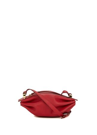 Bonastre Kadın Bon Kırmızı Deri Çanta EU