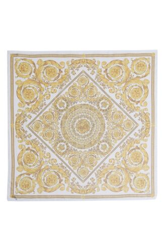 Versace Kadın Beyaz Gold Yün Şal EU