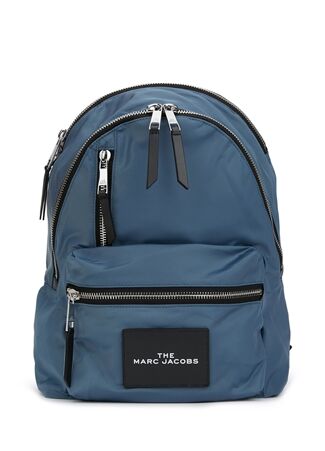 Marc Jacobs (The) Kadın Mavi Logo Patchli Sırt Çantası EU