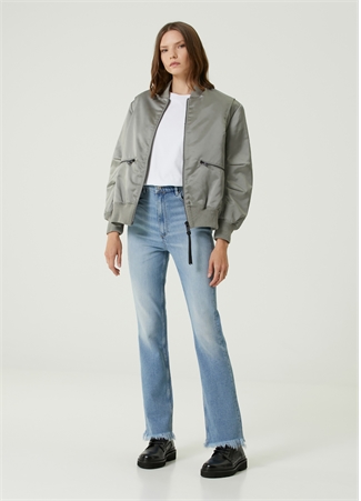 Allsaints Kadın Ciara Mavi Bootcut Jean Pantolon 26 UK Allsaints Kadın Ciara Mavi Bootcut Jean Pantolon 26 UK