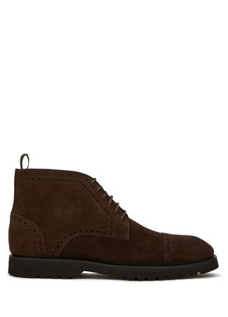 Tom Ford Erkek Kahverengi Deri Bot 8 UK