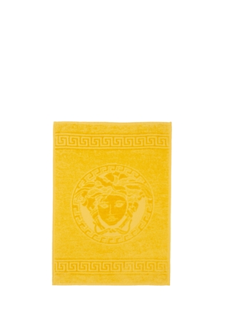 Versace Sarı Logolu Banyo Halısı Altın Rengi Versace Sarı Logolu Banyo Halısı Altın Rengi