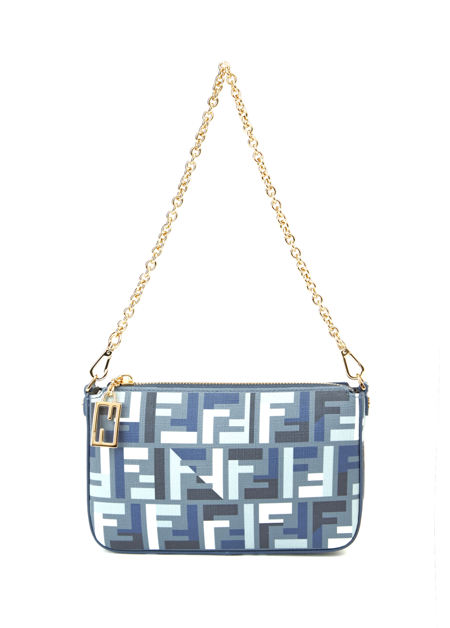 Fendi Mavi Kadın Mavi Logo Desenli Kadın Çanta 1750265 | Beymen