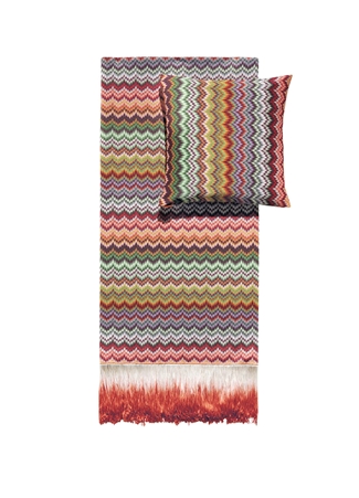 Missoni Home Prudence Colorblocked Püsküllü Throw Çok Renkli Missoni Home Prudence Colorblocked Püsküllü Throw Çok Renkli