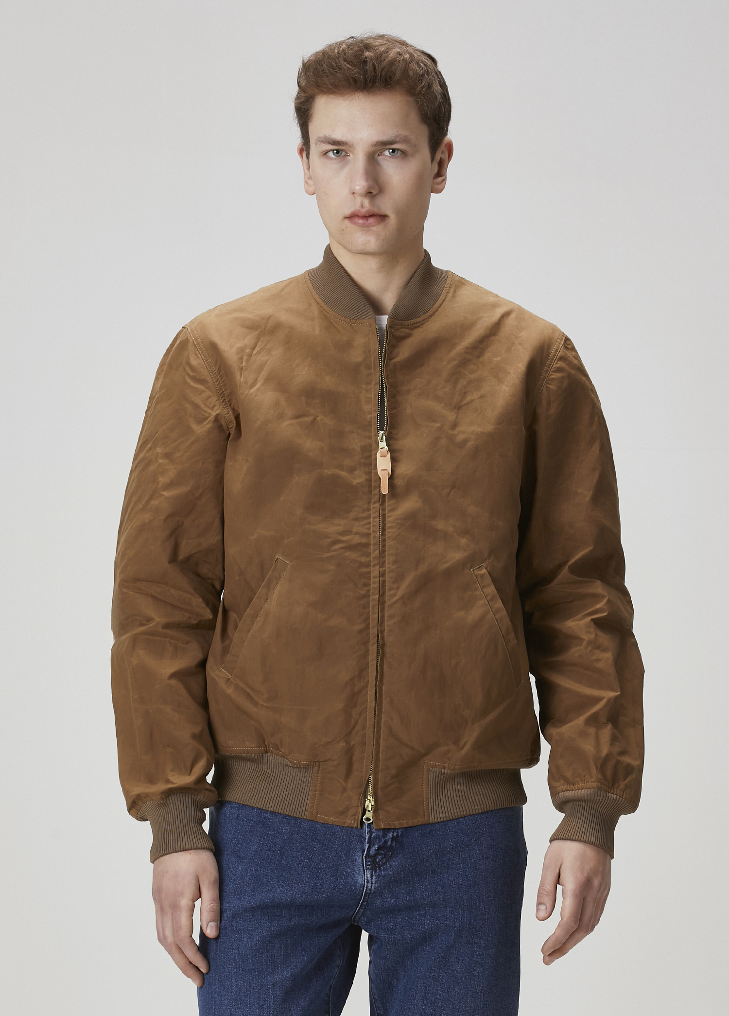 Brown Manifattura Ceccarelli Brown Men Brown Bomber Coat 1696926 | Beymen