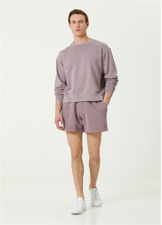 John Elliott Erkek Lila Şort Bordo S Eu