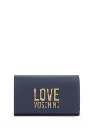 Love Moschino Kadın Lacivert Logolu Omuz Çantası Eu Love Moschino Kadın Lacivert Logolu Omuz Çantası Eu