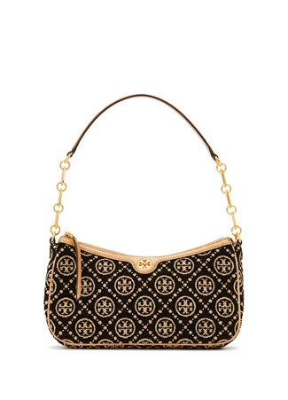 Tory Burch Kadın Siyah Taba Logo Jakarlı Çanta Eu Tory Burch Kadın Siyah Taba Logo Jakarlı Çanta Eu