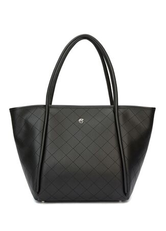 George Hogg Kadın Siyah Omuz Çantası EU