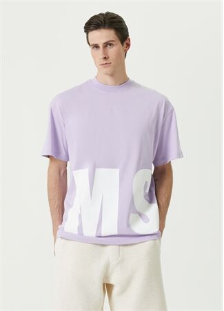 Msgm Erkek Tshirt Mor Xs Eu