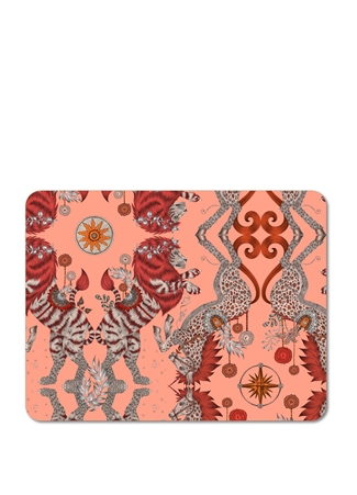 Jamida Caspian Mercan Desenli Ahşap Amerikan Tepsi Kırmızı Jamida Caspian Mercan Desenli Ahşap Amerikan Tepsi Kırmızı