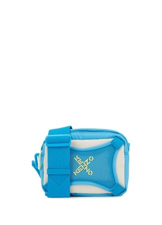 Kenzo Kadın Mavi Beyaz Logolu Omuz Çantası EU Kenzo Kadın Mavi Beyaz Logolu Omuz Çantası EU