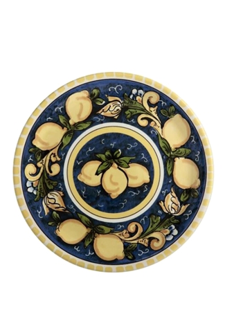 Aloha Life Salerno Yuvarlak Seramik Servis Çok Renkli