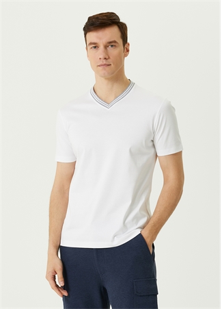 Brunello Cucinelli Erkek Tshirt Beyaz 48 It Brunello Cucinelli Erkek Tshirt Beyaz 48 It