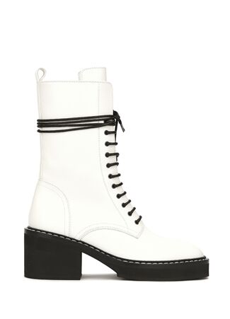 Khaite Kadın Cody Beyaz Deri Bot 40 EU