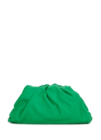 Bottega Veneta Kadın Yeşil Drapeli Deri El Portföyü EU
