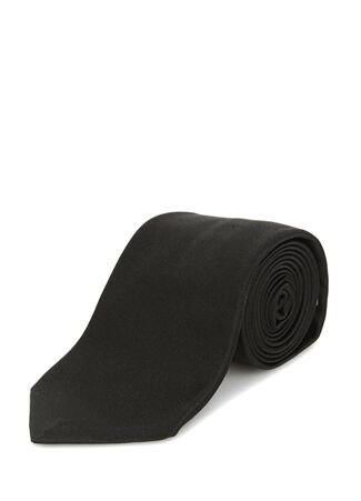 Beymen Collection Erkek Siyah İpek Kravat EU IT