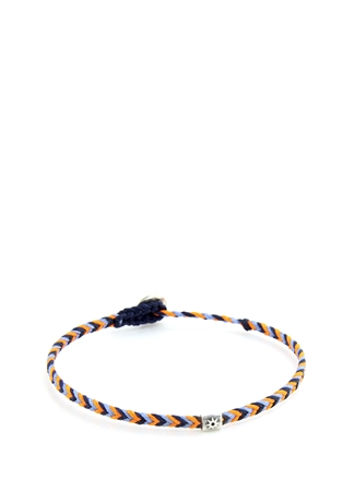 Kayra Khan Erkek Life Herrinbone Gümüş Rengi Bileklik Beyaz EU