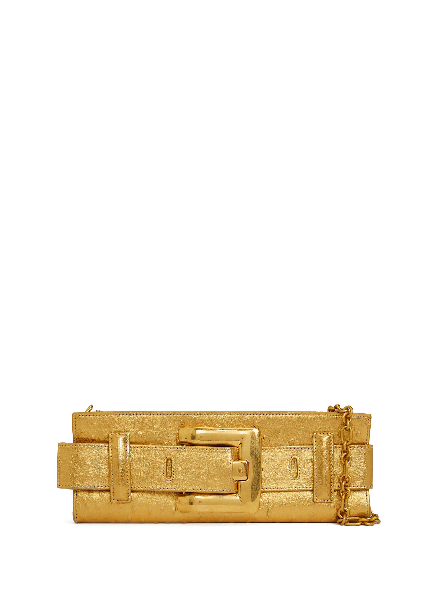 Balmain Gold Kadın Anthem Gold Kadın Deri Çapraz Çanta 1921254 | Beymen