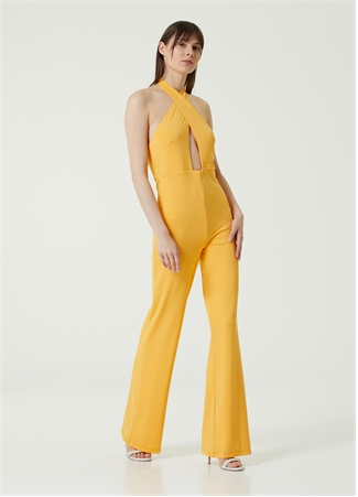 Mirela Cerica Kadın Sarı Yaka Detaylı Tulum 36 EU Mirela Cerica Kadın Sarı Yaka Detaylı Tulum 36 EU