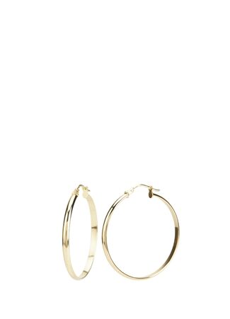 Collection Kadın Altın Rengi Halka Küpe EU