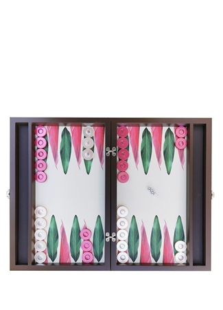 Kayigo Pembe Çiçek Desenli Tavla EU Kayigo Pembe Çiçek Desenli Tavla EU