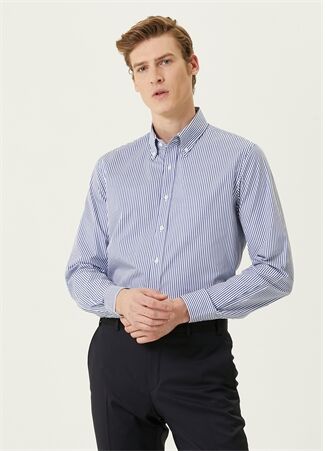 Beymen Collection Erkek GÖMLEK Lacivert 42 IT