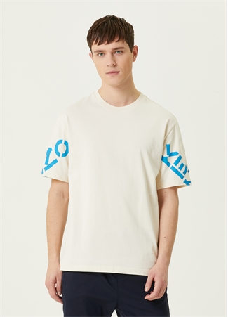 Kenzo Erkek Bej Logo Baskılı T-shirt Xs Eu Kenzo Erkek Bej Logo Baskılı T-shirt Xs Eu