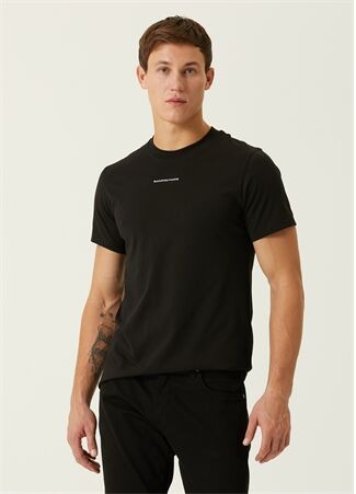 Sandro Erkek Siyah Logo Detaylı T-shirt XS EU Sandro Erkek Siyah Logo Detaylı T-shirt XS EU