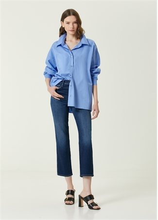 Frame Denim Kadın Le Pixie Sylvie Mavi Jean Pantolon 23 Us