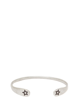 Academia Erkek Silver Yıldız Detaylı Bilezik Gri EU IT