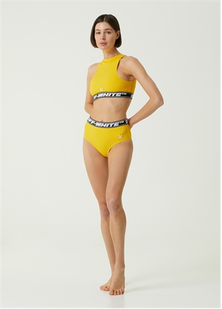 Off-white Kadın Sarı Logo Bant Detaylı Bikini Takımı 38 It Off-white Kadın Sarı Logo Bant Detaylı Bikini Takımı 38 It