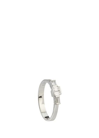 Collection Kadın Pırlanta Detaylı Altın Rengi Yüzük EU