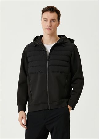 Network Erkek Slim Fit Siyah Mont S EU