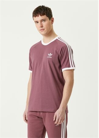 adidas Erkek Classic 3 Stripes Pembe T-shirt Bordo S EU adidas Erkek Classic 3 Stripes Pembe T-shirt Bordo S EU