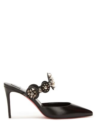 Christian Louboutin Kadın Siyah Deri Terlik 36 EU Christian Louboutin Kadın Siyah Deri Terlik 36 EU