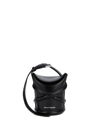 Alexander McQueen Kadın Siyah Omuz Çantası EU